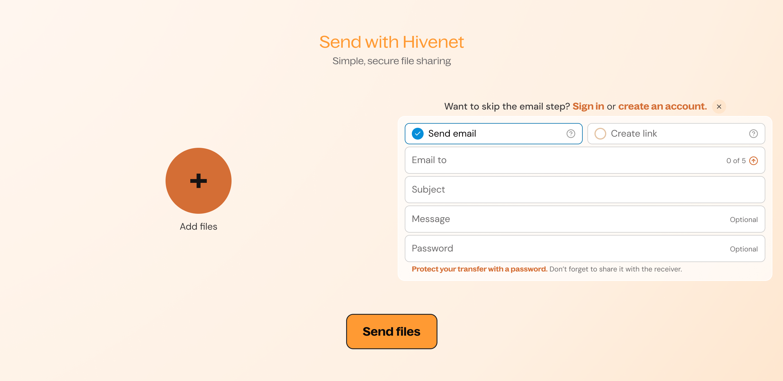 Send Large Files Fast and Securely | Send with Hivenet